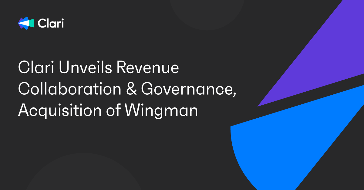 Unveiling Revenue Collaboration & Governance, Acquisition of Wingman ...