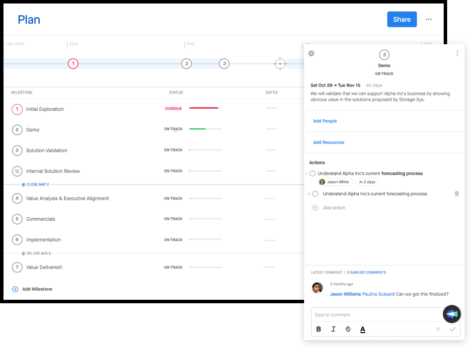 Clari Align - Collaborative workspace, MAPs, and DSR | Clari